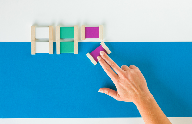 Montessori Color Tablets and Learning Colors for Toddlers and Preschool